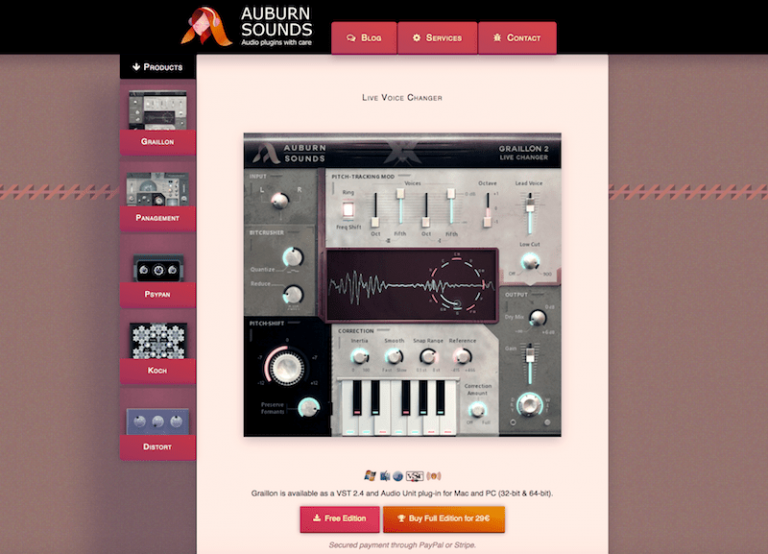 ボーカルピッチシフター AUBURN SOUNDS GRAILLON 2 インストールしてみた | REACH_rh.com